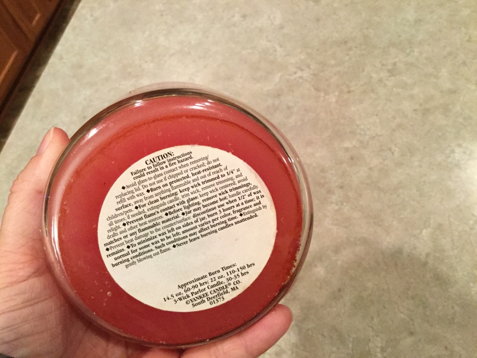 Yankee Candle Salt Mist Rose 14.5 oz burned twice black band no lid | eBay