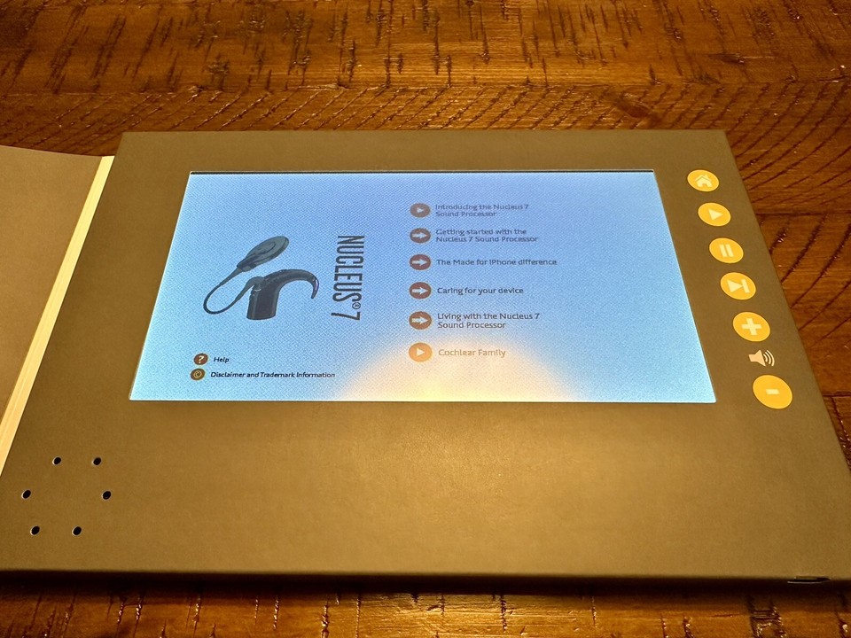 Cochlear CP1000 Nucleus 7 Processor Instruction Manual Tablet for Ipad ...