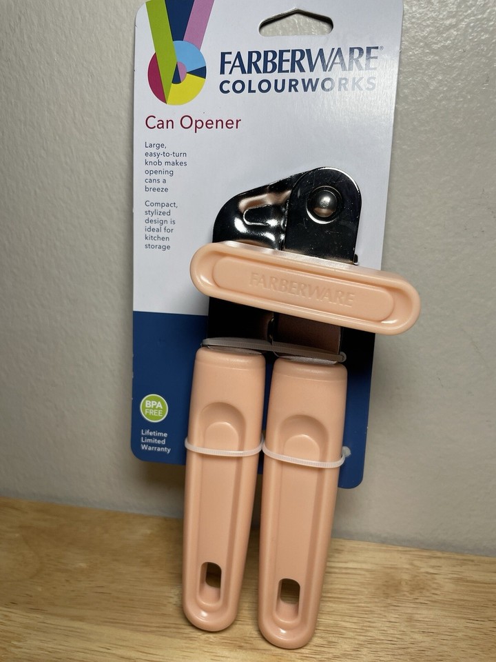 Brand New Faberware ColourWorks Can Opener Stainless Steel Plastic ...
