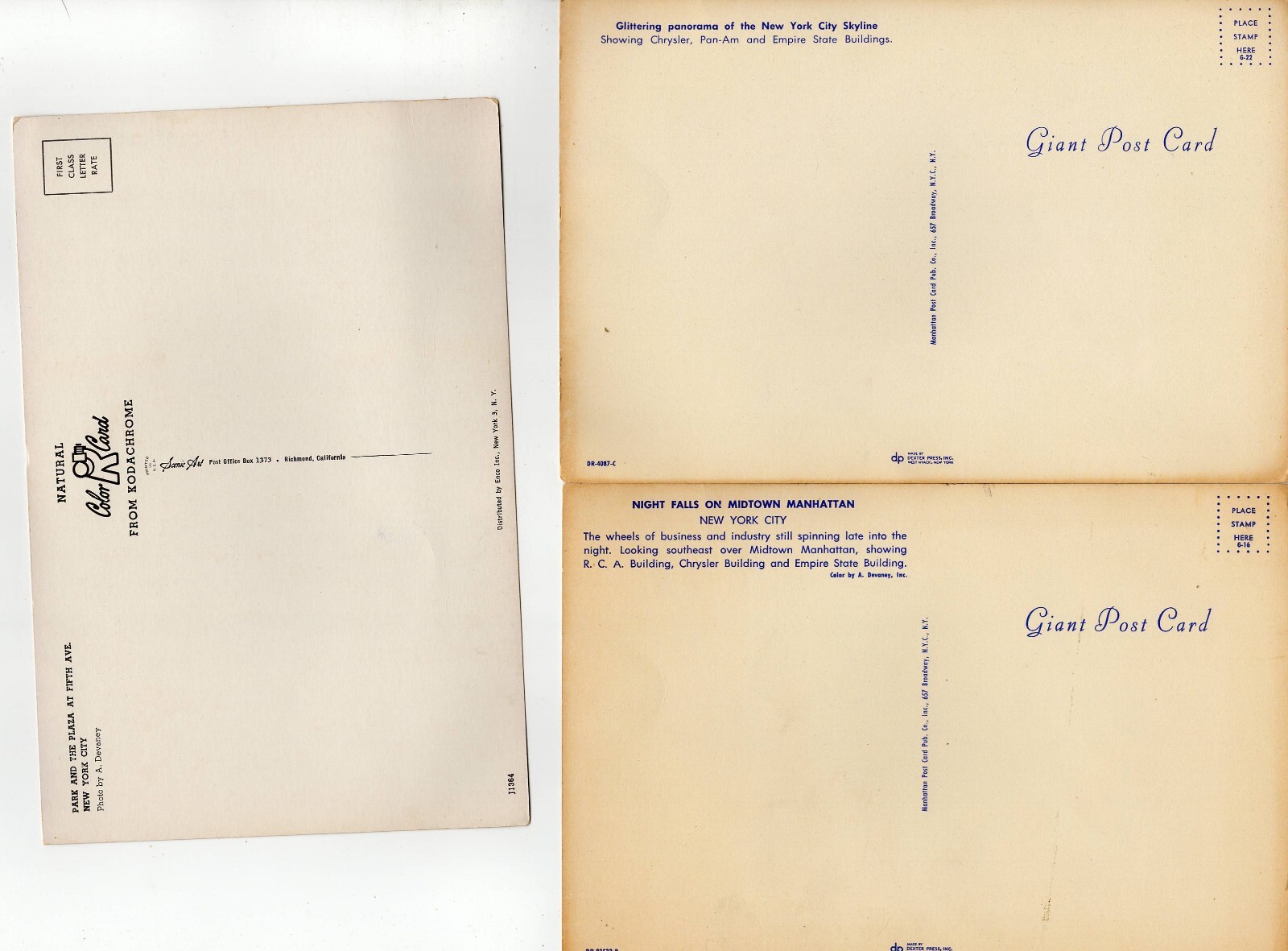 Lot of 10 Oversized and Odd Shaped Postcards | eBay