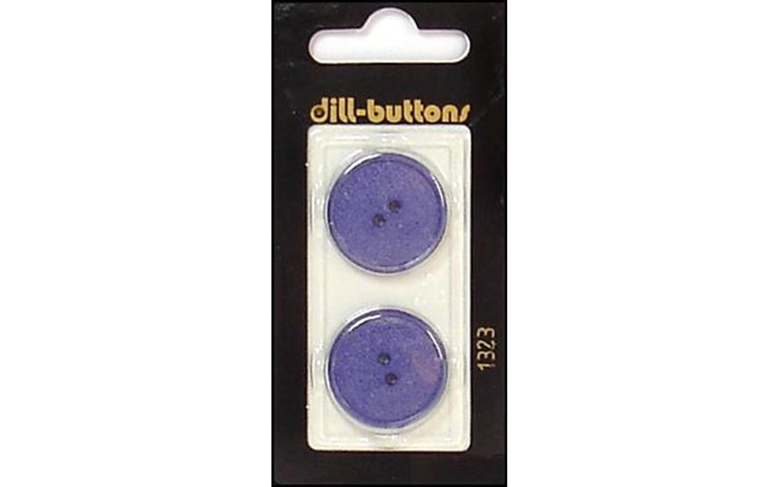 Dill Buttons ~ (1323) - 7/8" 2 Hole Blue 2pc | eBay
