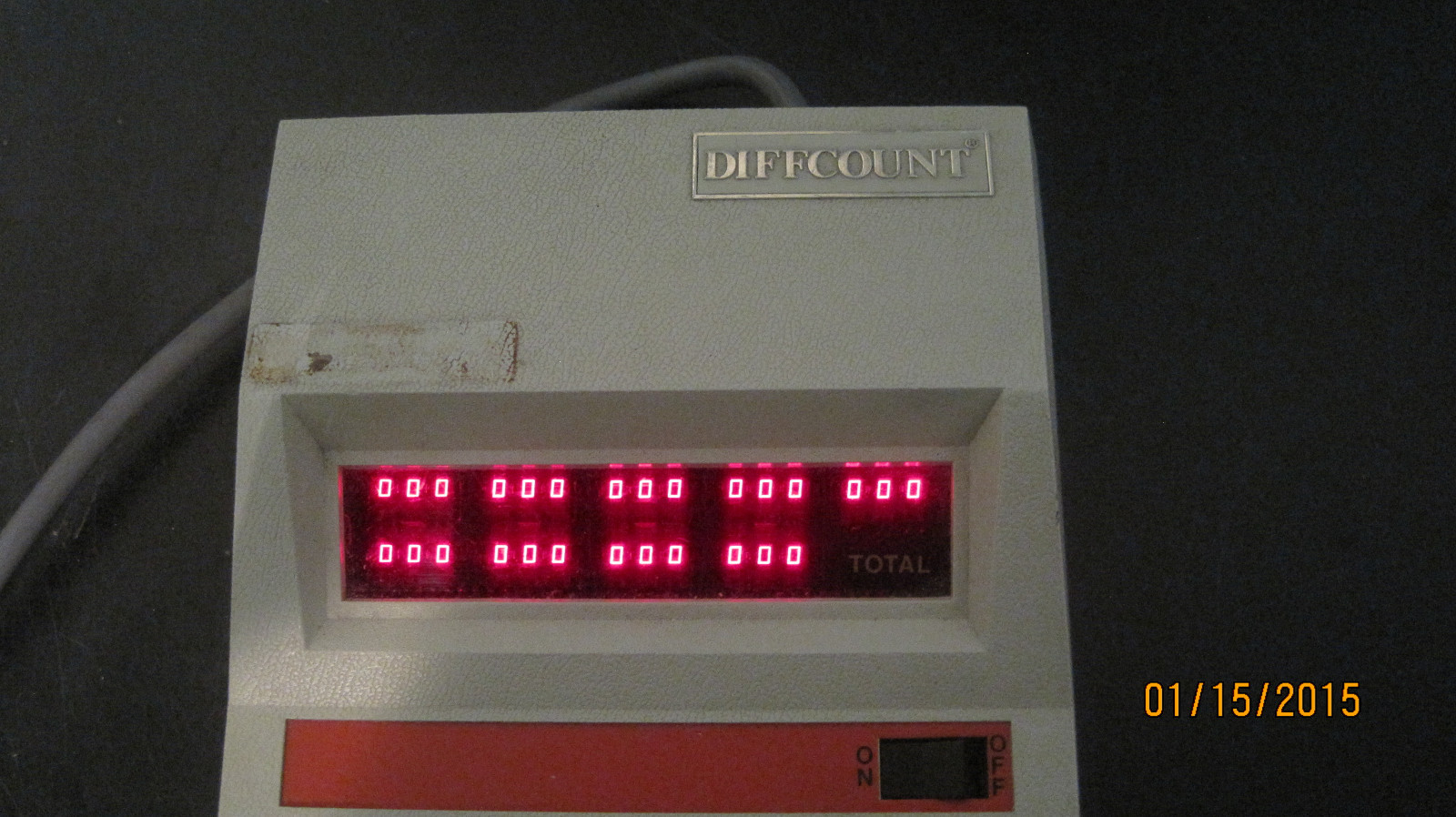 DIFFCOUNT MD-8 Cell Counter Lot A118 | eBay