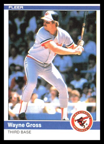 1984 Fleer Update Wayne Gross #U-45 Baltimore Orioles 1HH | eBay