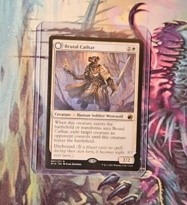 Brutal Cathar // Moonrage Brute Near Mint Innistrad: Midnight Hunt | eBay