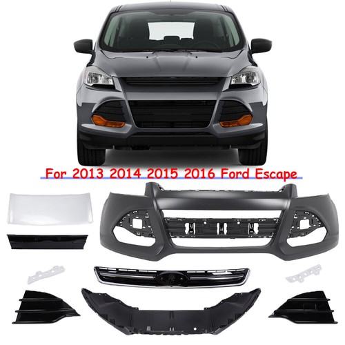 Front Bumper Cover Fascia Assembly For Ford Escape 2013 2014 2015 2016 ...