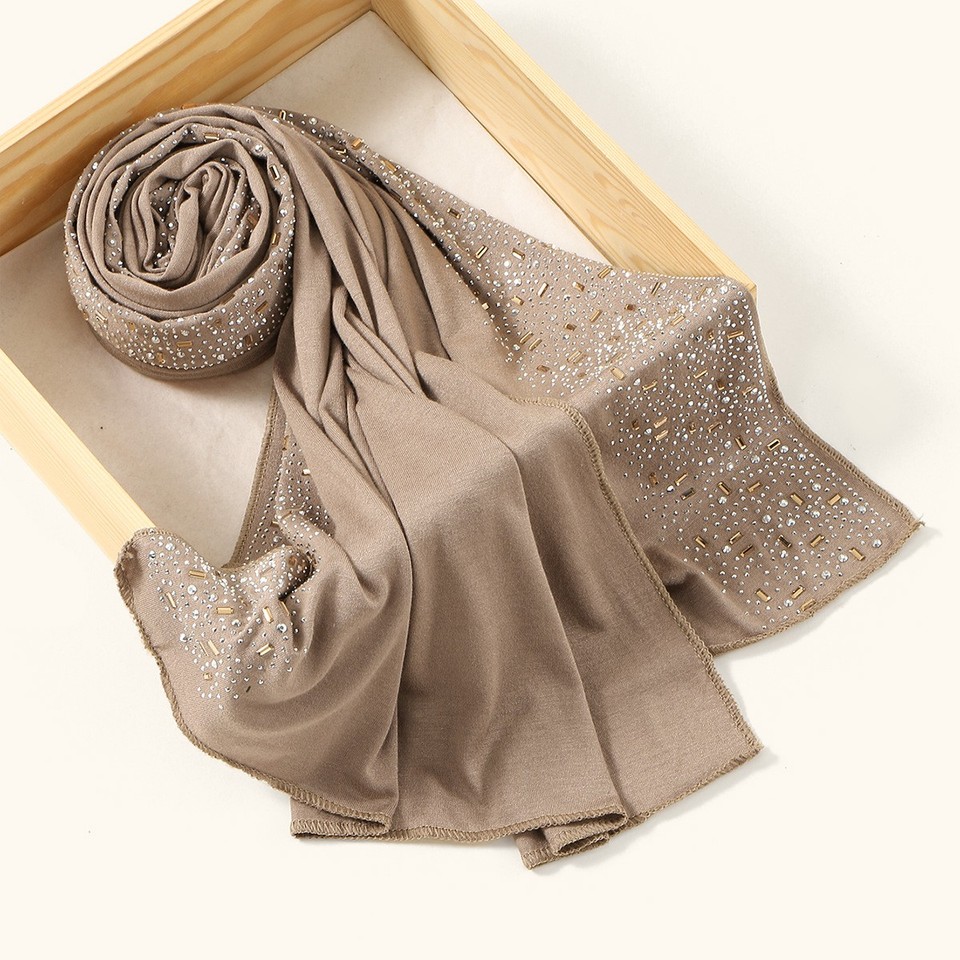 Muslim Women Hijab Wrap Scarf Turban Head Cover Shawls Islamic ...