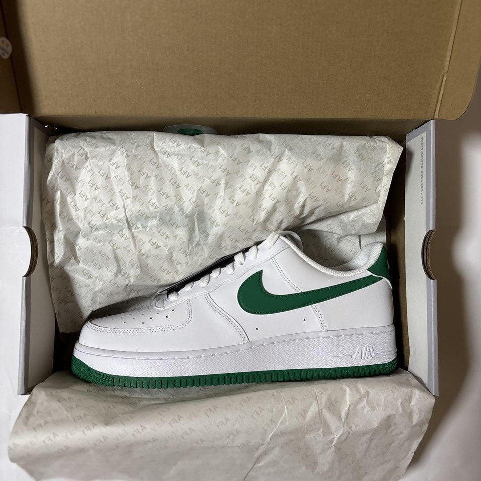 Men 10.5US Nike Air Force 1 Low '07 White Malachite 28.5Cm | eBay