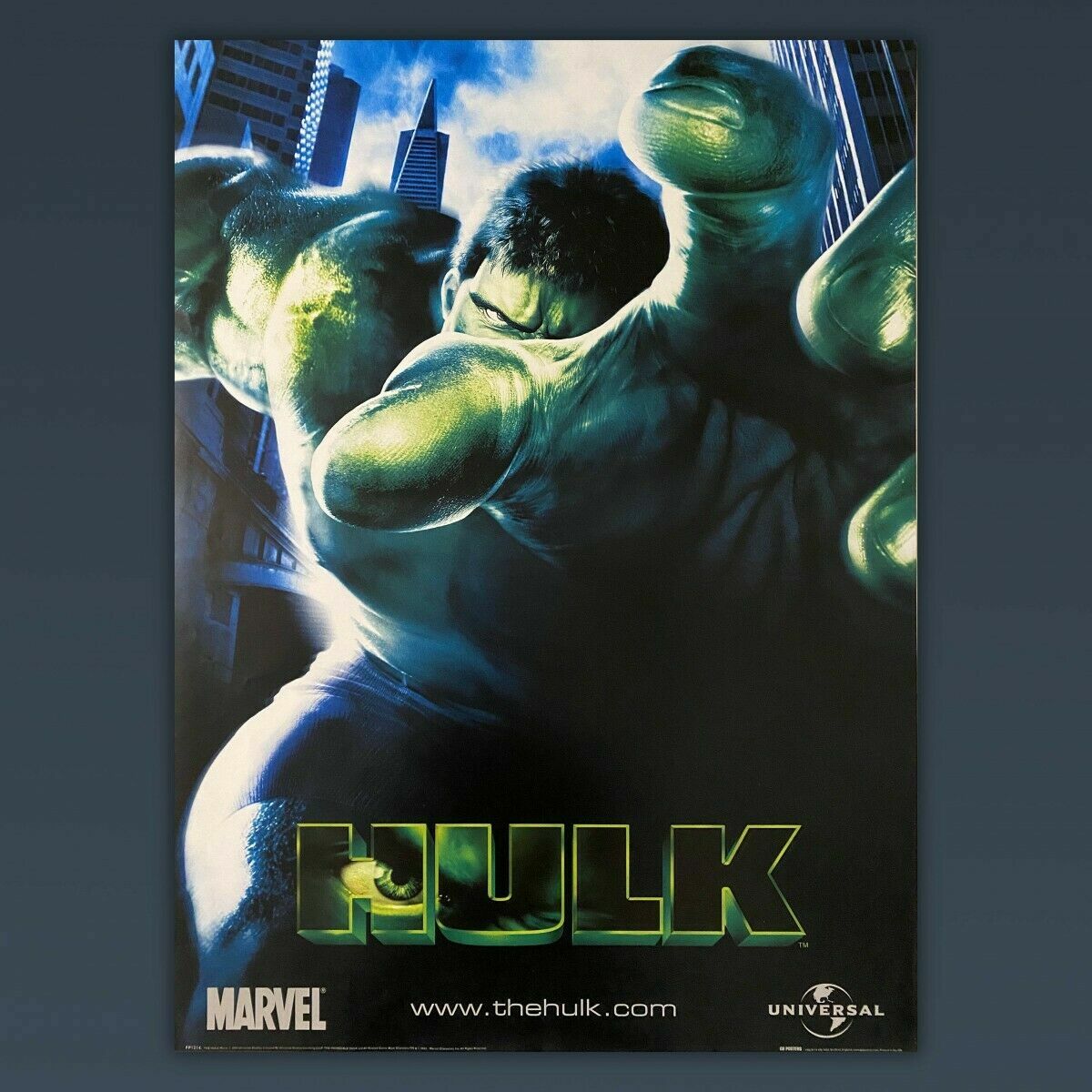 Official Movie Poster Hulk 2003 Marvel, Ang Lee, Eric Bana 64x90 CM | eBay
