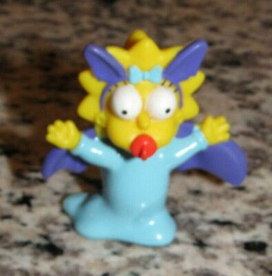 The Simpsons Maggie Simpson Bat Halloween Action Figure - 2-1/4 inches ...