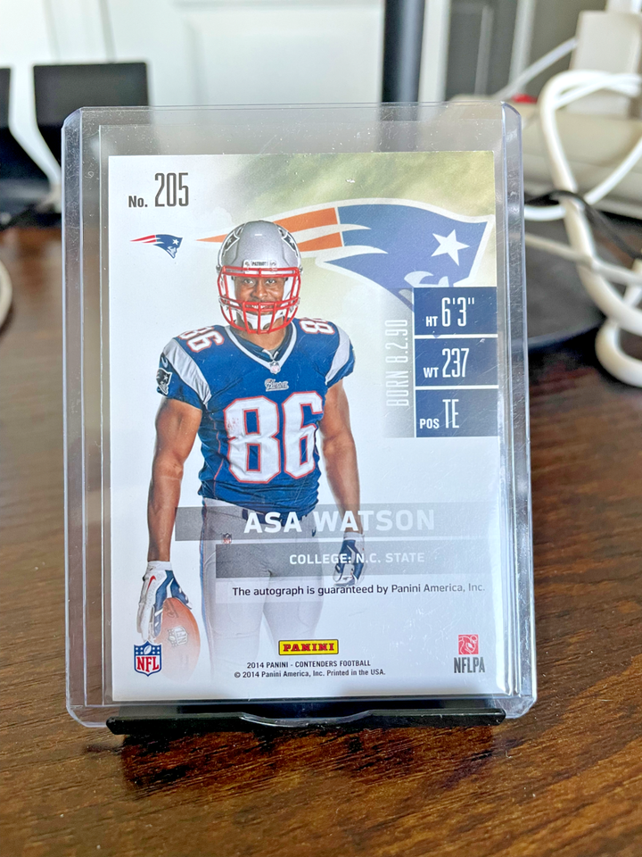 2014 Panini Contenders Asa Watson Championship Ticket Autograph RC 3/49 ...