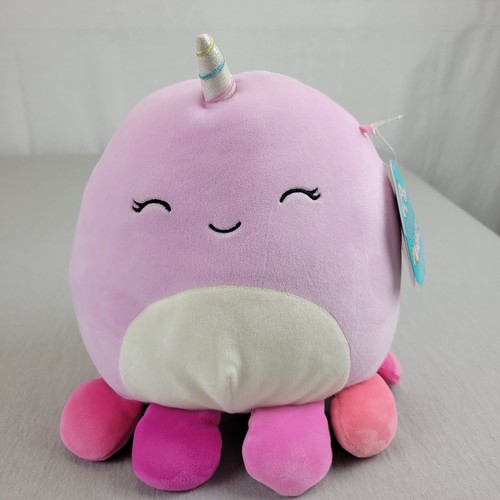 Squishmallows Purple DAVINA Octocorn OCTOPUS UNICORN 8” Stuffed Plush ...
