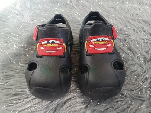 Disney Kids Cars Lightning McQueen Croc Style Sandals size 6 Toddler | eBay