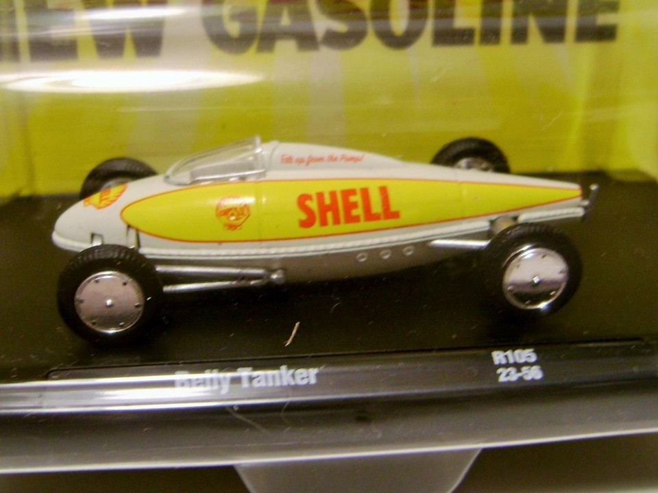 BELLY TANKER SHELL GAS OIL R105 AUTO DRIVERS M2 MACHINES DIECAST 2024 ...