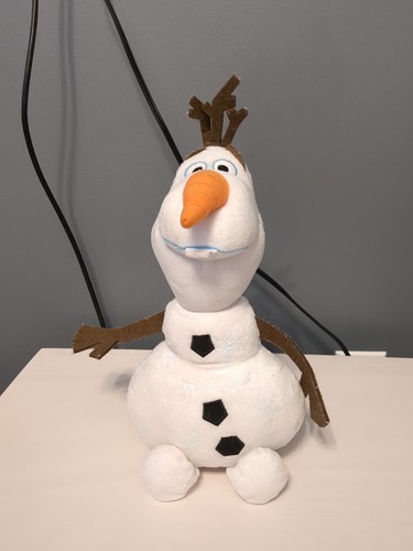 The Walt Disney Frozen Olaf White Snowman Movie Tie In Plush Stuffed ...