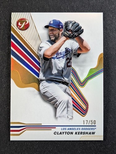 2024 Topps Pristine CLAYTON KERSHAW 17/50 Gold Refractor LA Dodgers #110 | eBay