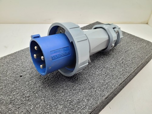 Mennekes ME460P9W Male Power Plug 4-Connector 4W 250V 60A ME460C9W ...