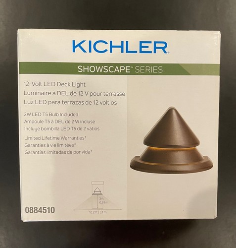Kichler 2-Watt Olde Bronze Low Voltage Hardwired LED Deck-Step Light ...