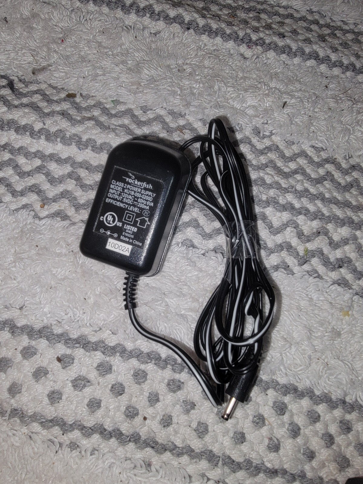 Genuine Rocketfish Charger AC Adapter Class 2 Power Supply KU1B-050 ...