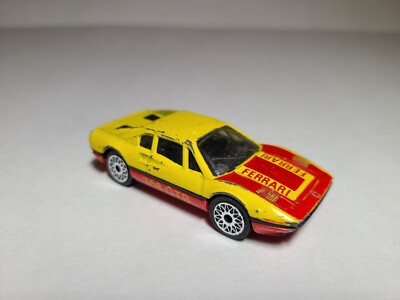 VINTAGE 1981 MATCHBOX FERRARI 308 GTB DIE-CAST CAR 1/55 SCALE YELLOW | eBay