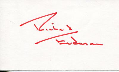 Richard Erdman Autograph Actor The Twilight Zone Community Signed Card ...