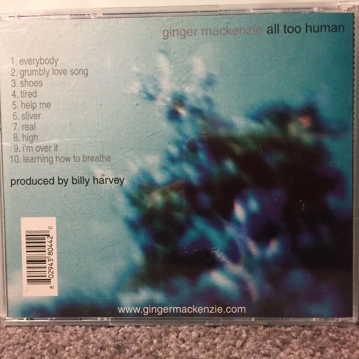 Ginger Mackenzie - All too human CD | eBay