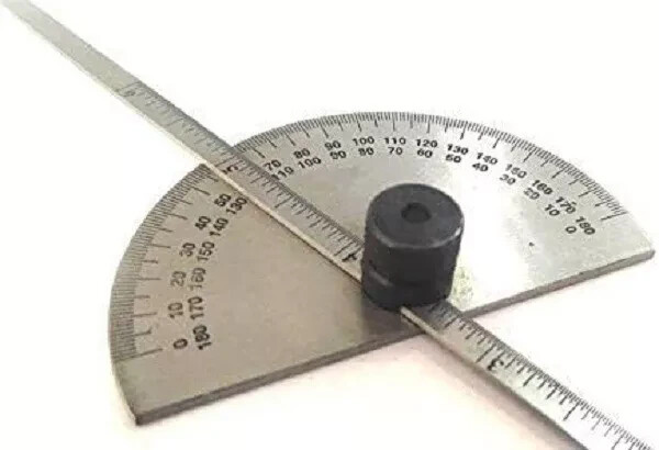 Stainless Steel Protractor 0-180 degrees Machine Tools (USA) | eBay
