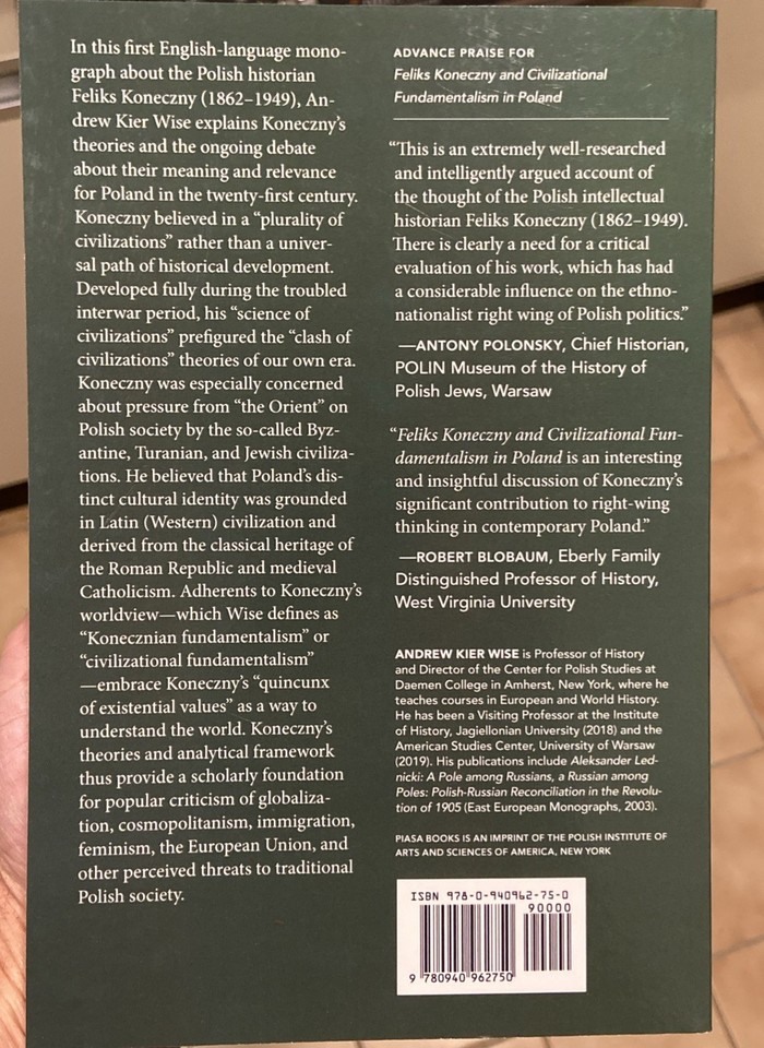 Andrew Kier Wis Feliks Koneczny and Civilizational Fundamentalism in ...