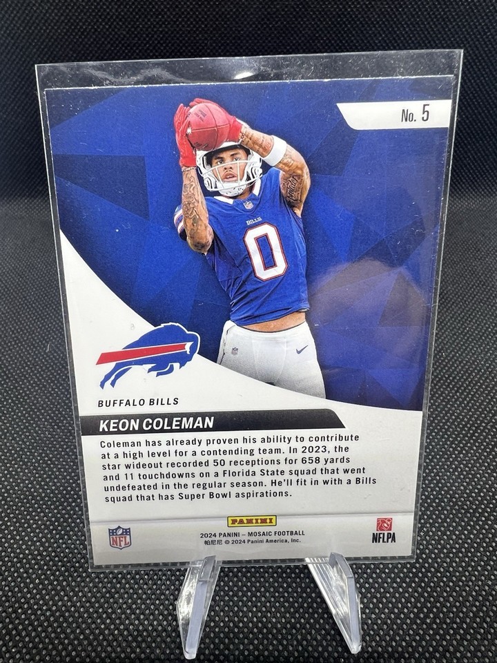 2024 PANINI MOSAIC ELEVATE KEON COLEMAN BUFFALO BILLS #5 Rookie Card | eBay
