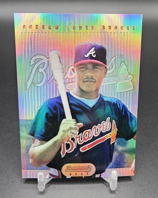 Andruw Jones 1995 Bowman's Best Refractor True RC HoF | eBay