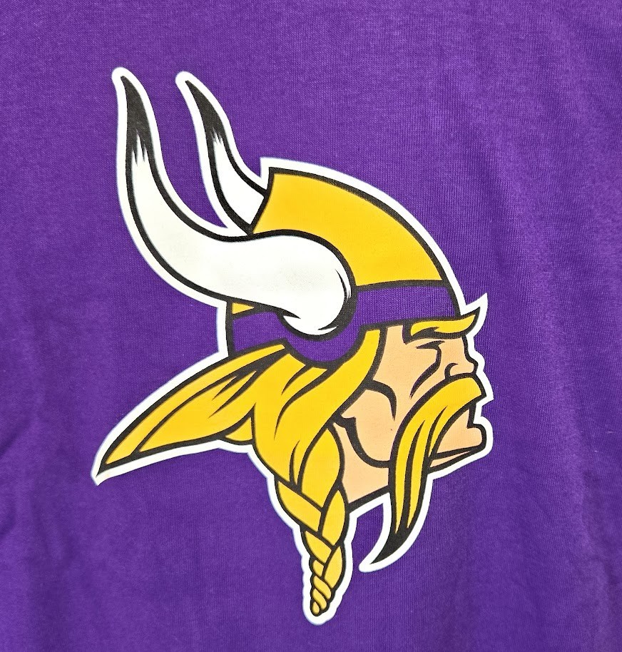 Mens Fanatics Minnesota Vikings Long Sleeve NFL Purple Logo Football ...