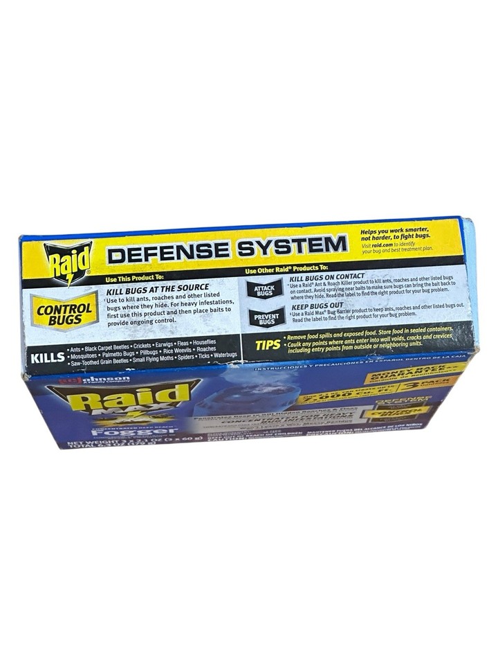 3 Pack Raid Max Concentrated Deep Reach Fogger Kills Roaches & Fleas | eBay