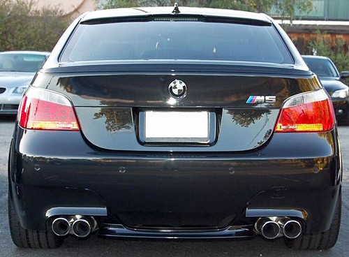 BMW E60 5 Series ABS Euro Rear Trunk Boot Spoiler Lip Wing Sport Trim ...