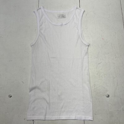 Aeropostale White Ribbed White Beater Sleeveless Undershirt Womens Size ...