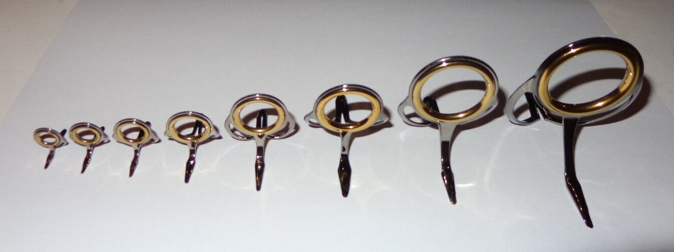 New Set 8 Batson Forecast LTCUDNG Gold Zirconium Spinning Fishing Rod ...