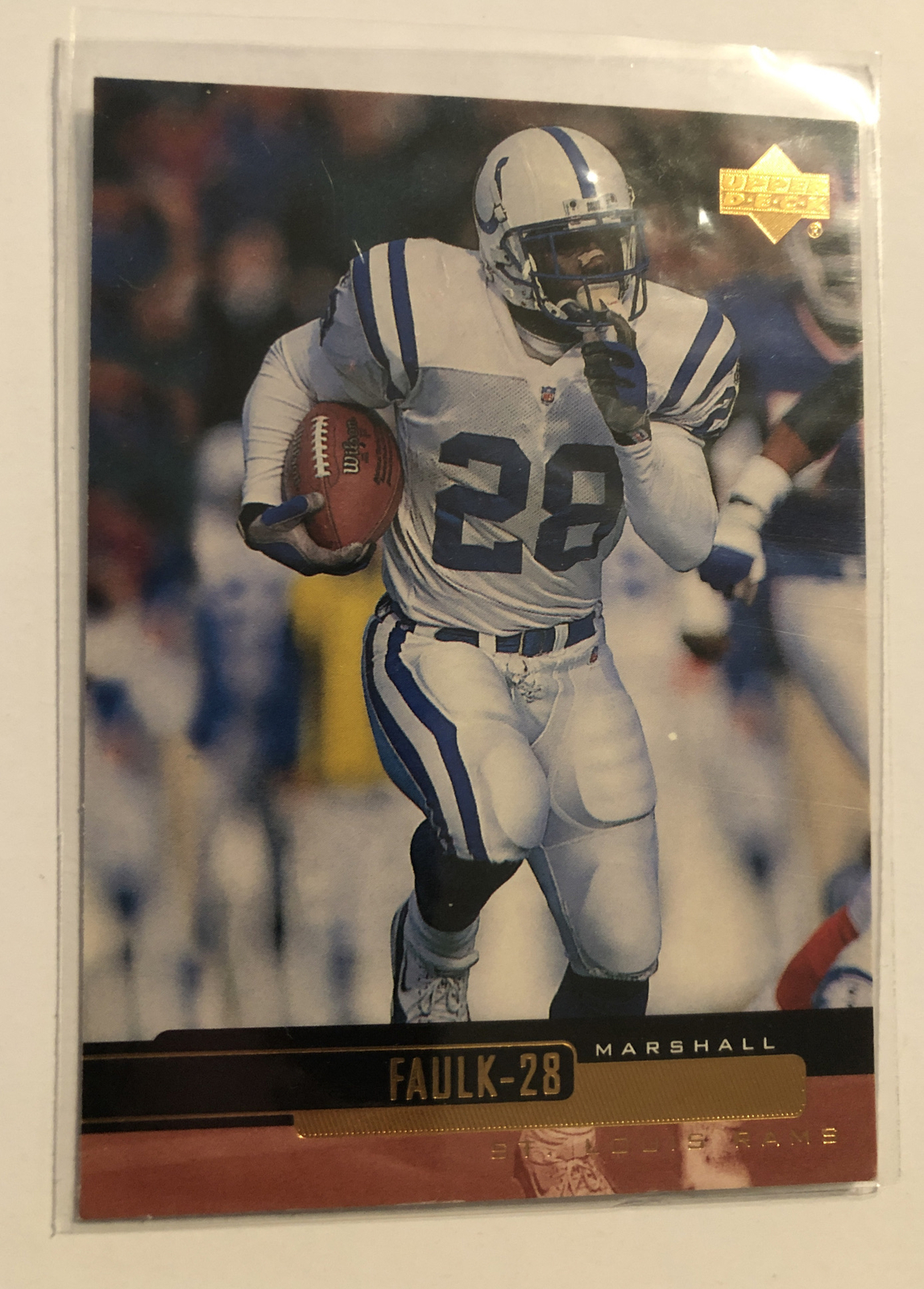 Marshall Faulk St. Louis Rams 1999 Upper Deck #175 NFL Football Card | eBay