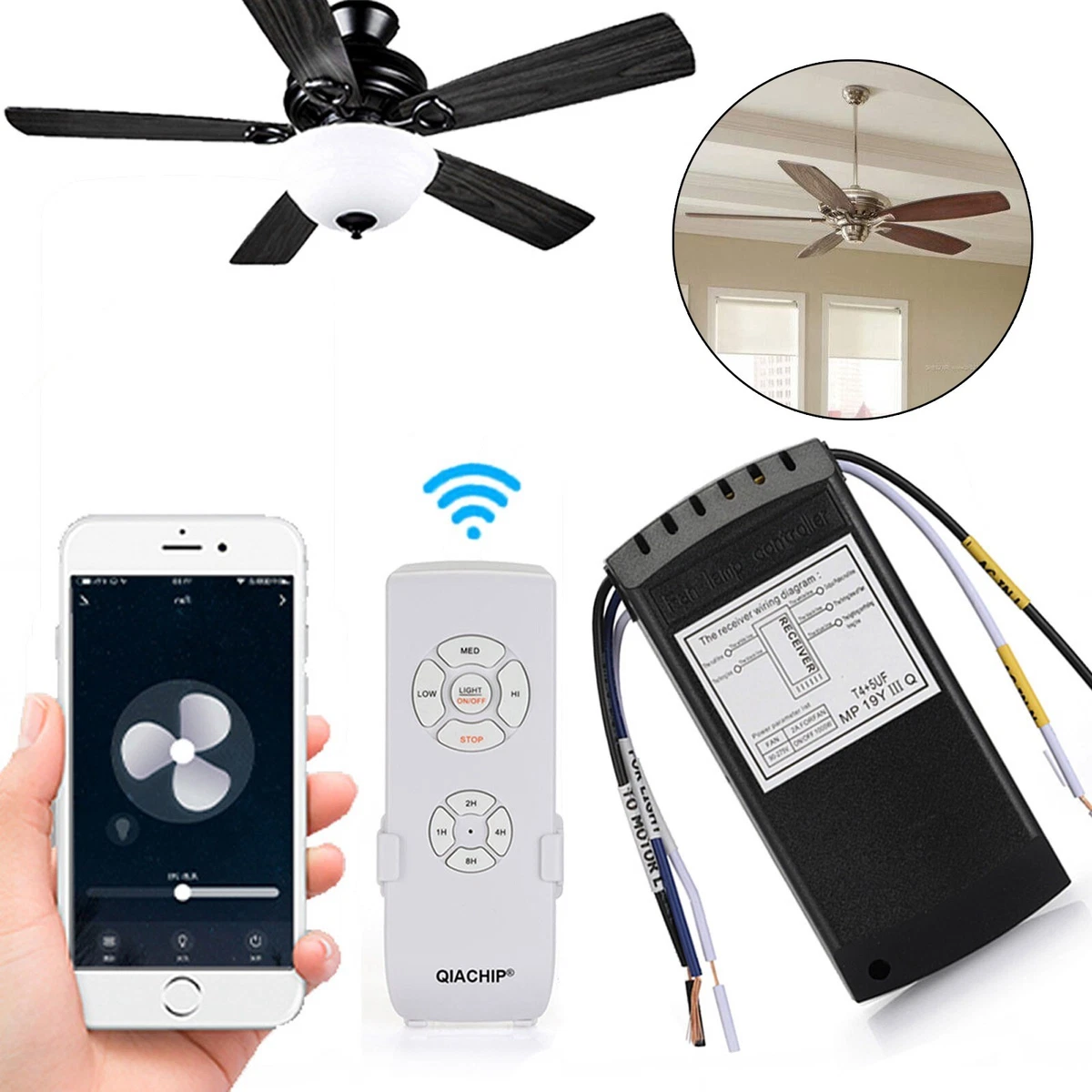 Alexa Compatible Ceiling Fan | Shelly Lighting