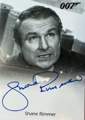 Shane Rimmer Autograph from James Bond Archives Final Edition | eBay