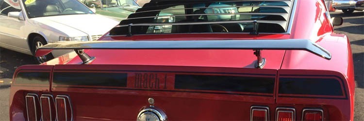 New! 1969 - 1970 Ford Mustang Rear Spoiler Kit Fastback Mach Boss 302 ...