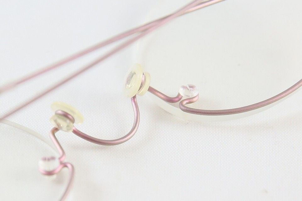 NEW VINTAGE TITANIUM WIRE RIMLESS EYEGLASSES BRILLE | eBay