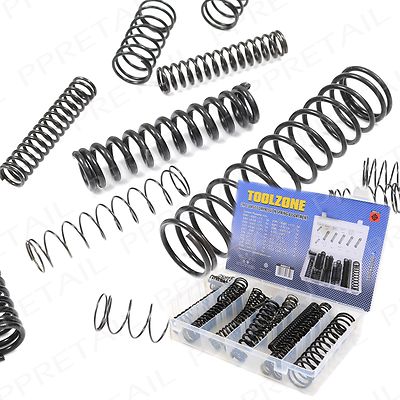 Assortment Size Large Compression Springs HEAVY DUTY DIY Spares ...