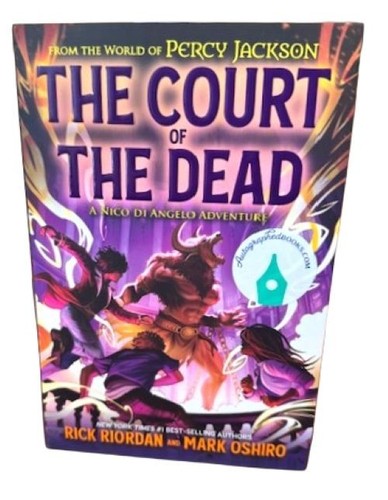 The Court of the Dead Rick Riordan Mark Oshiro SIGNED Percy Jackson NEW ...