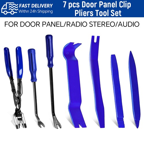 7PCS Car Plier Interior Removal Tools Car Radio Door Panel Fastener ...