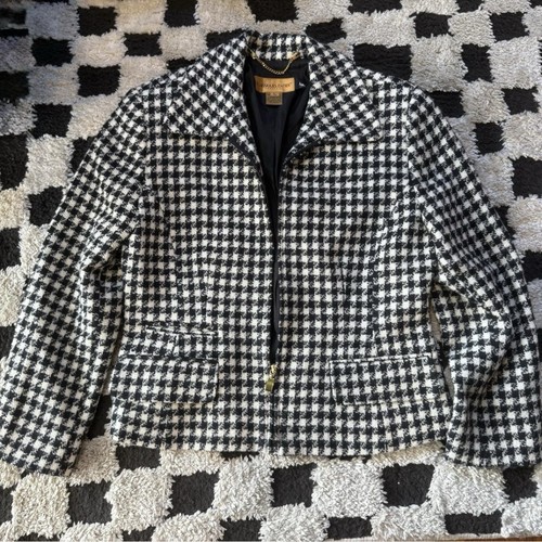 Vintage Classiques Entier Houndstooth Blazer Jacket Women's | eBay