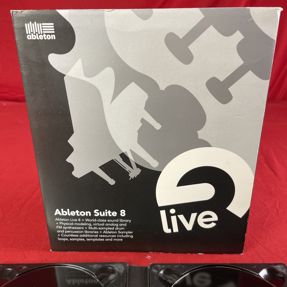 Ableton Live 8 Suite W/Box, Manual, And All 4 Disks! | eBay