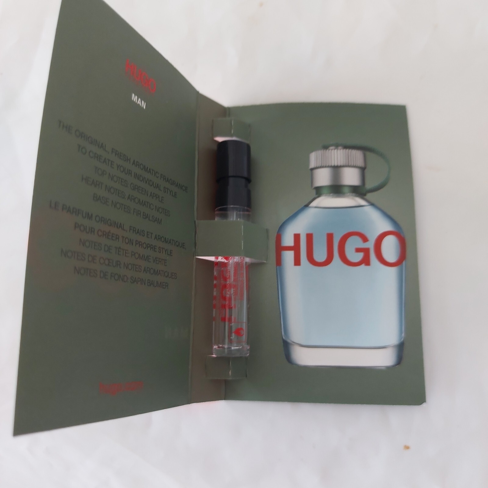 Hugo Boss Hugo Man EDT 1.2ml Official Carded Sample Spray New - Genuine ...
