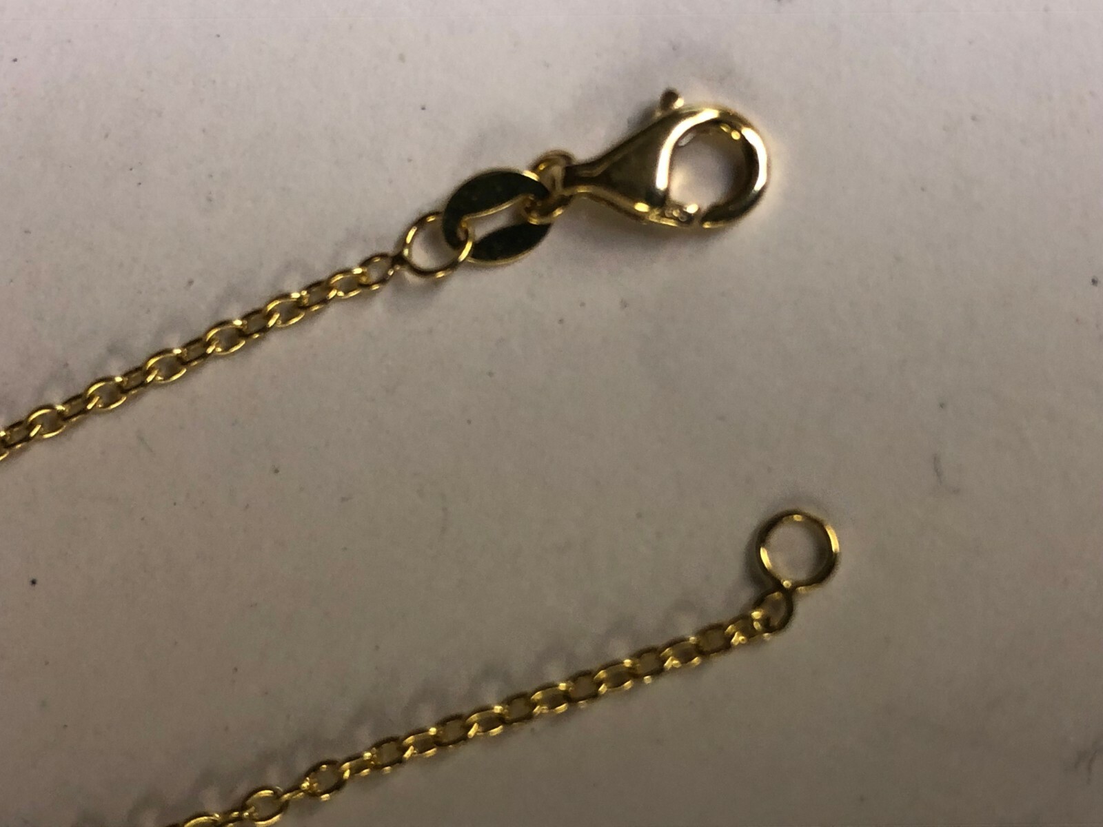 18k Yellow Gold 18" Cable Link Pendant Chain/Necklace 1.5 mm 3 grams | eBay