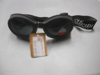 NOS Eye Ride Motorwear Max 360 Smoke Large Glasses Goggle 90308 | eBay