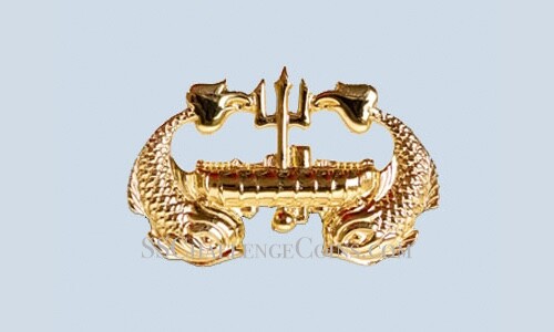 Officer Deep Submergence Regulation Badge US Navy Pin USN | eBay