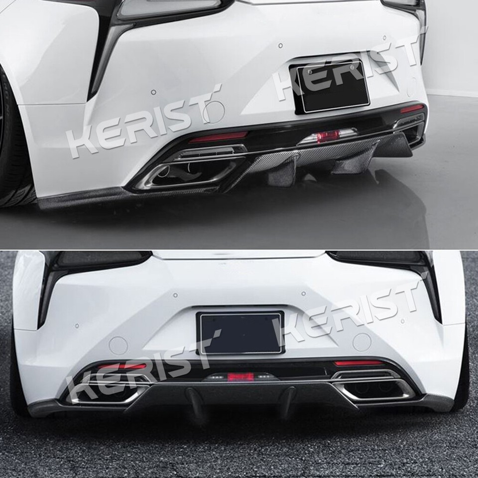 For 2017-2023 Lexus LC500 LC500H Carbon fiber Rear 3PCS Diffuser ...