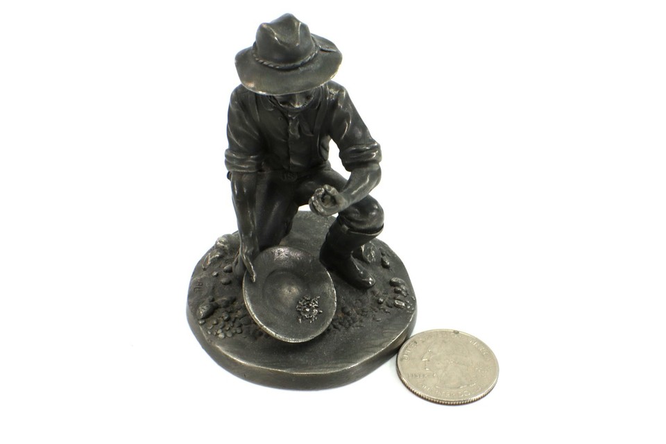 Franklin Mint Pewter Figurine PROSPECTOR 1836 – 1855 American People ...